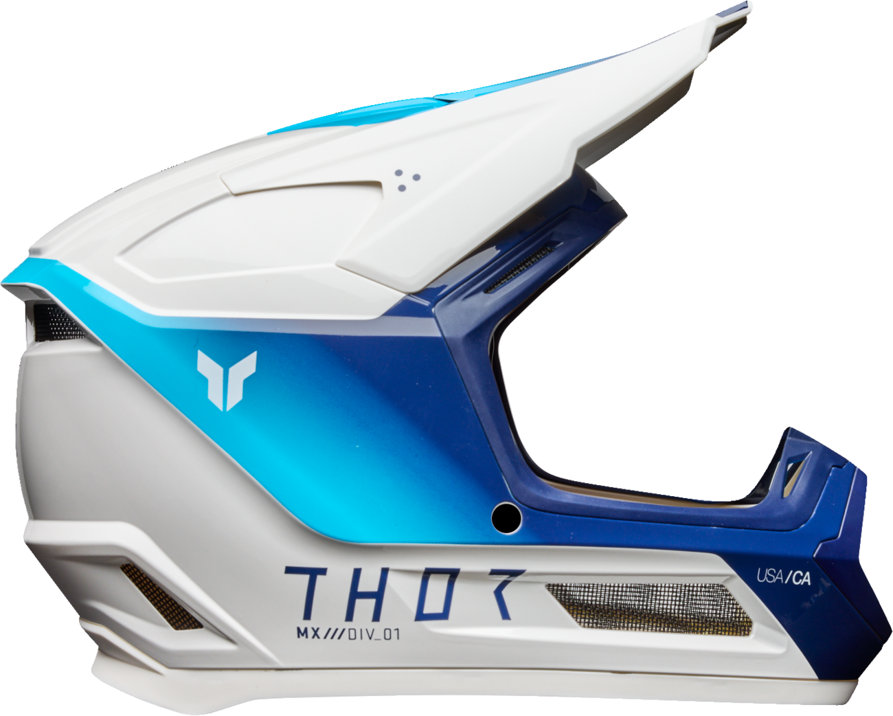 THOR Youth Fleet Helmet - Storm - White/Navy - Small 0111-1689 – PlanetSXS.com