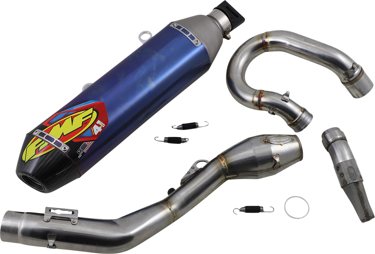 FMF 4.1 RCT Exhaust with MegaBomb - Anodized Titanium 045653 ...
