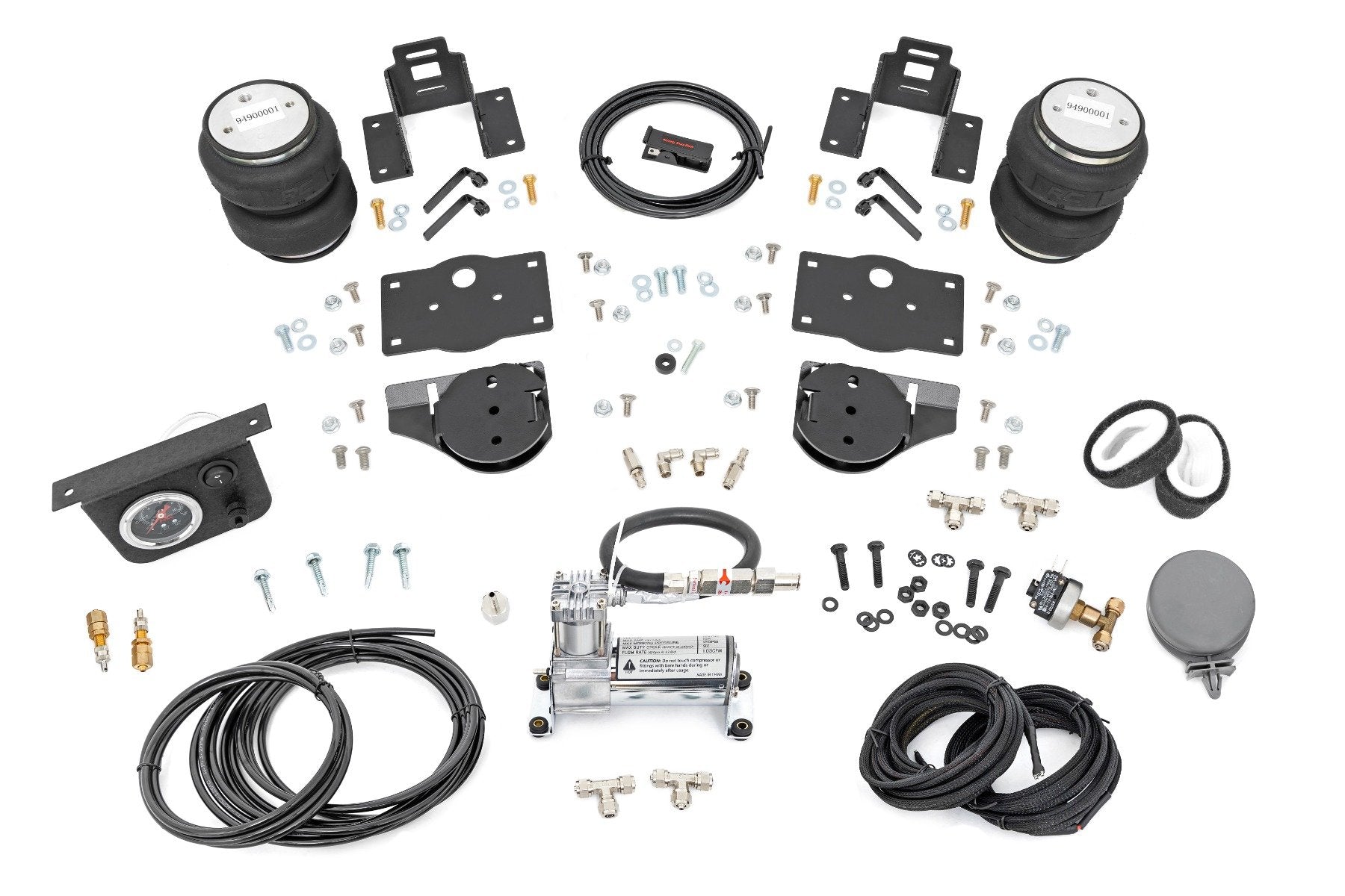 Rough Country | Air Spring Kit w/compressor | Ram 1500 4WD (2019-2025 ...