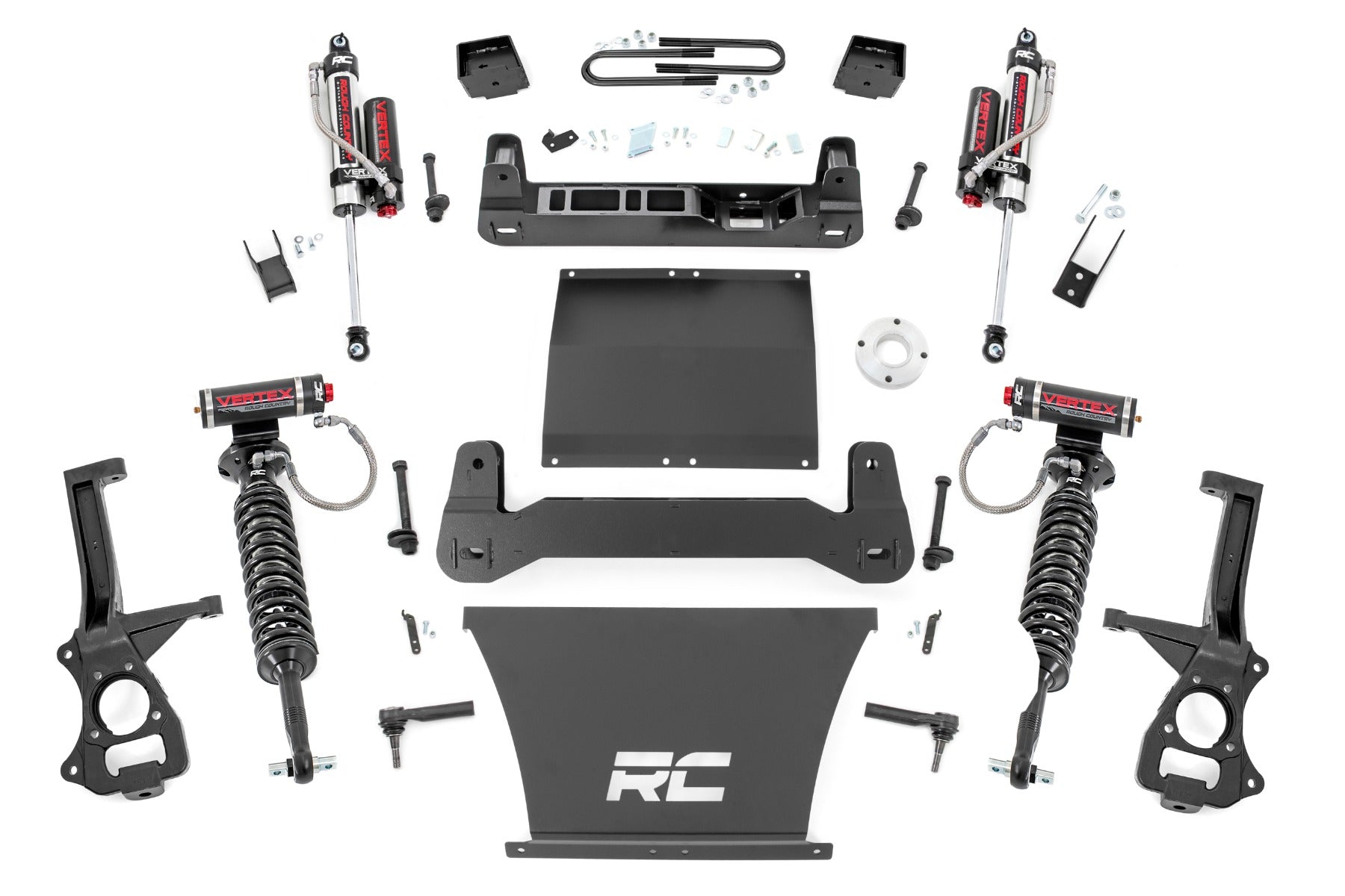 Rough Country | 6 Inch Lift Kit | Mono Leaf Rear | Vertex | Chevy Silv ...