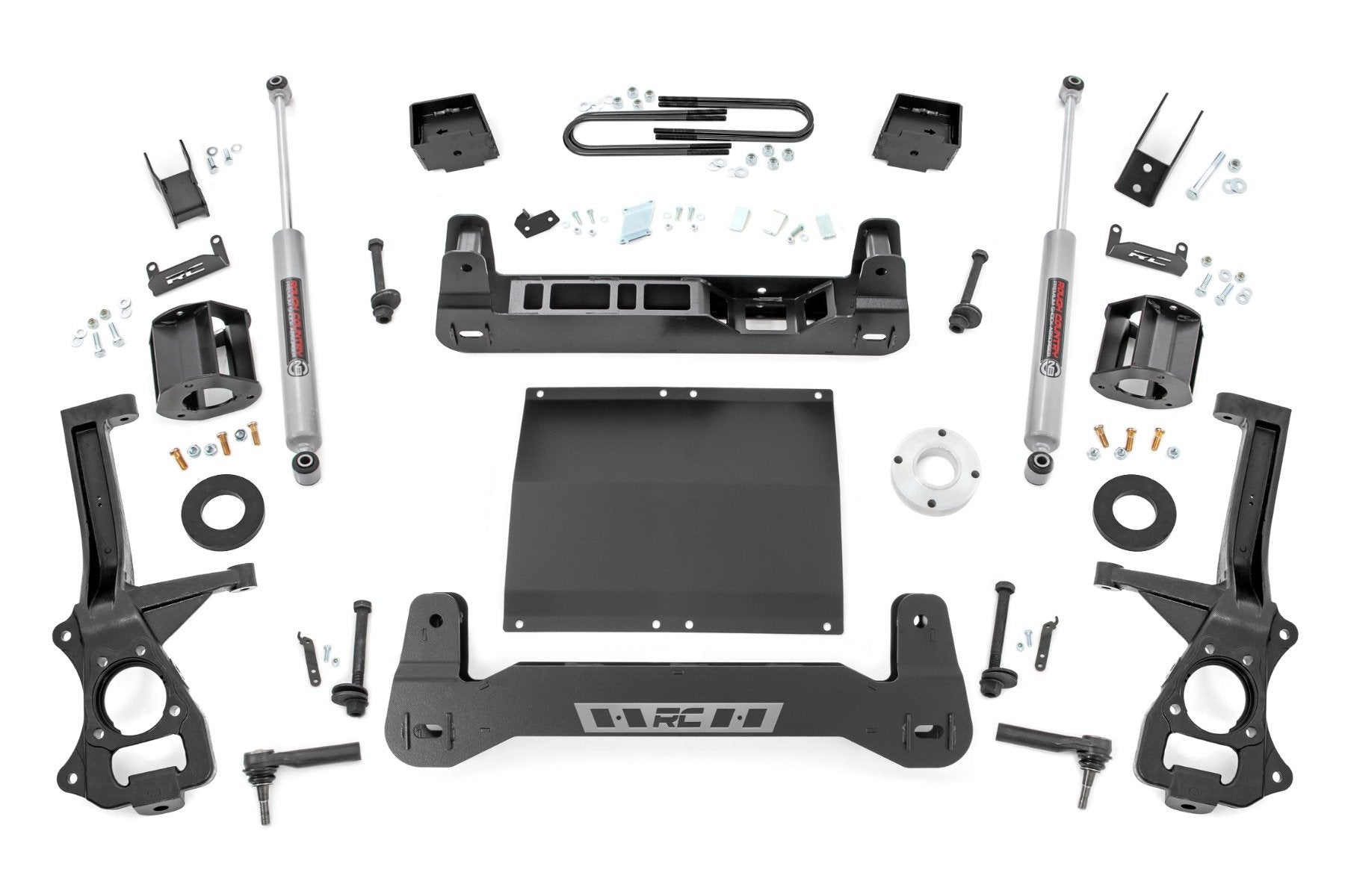 Rough Country | 6 Inch Lift Kit | Mono Leaf Rear | Diesel | Chevy Silv ...