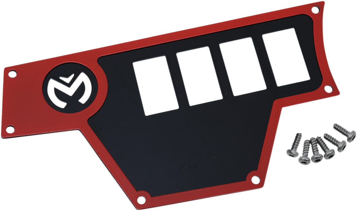MOOSE UTILITY Dash Plate - Large - Left - Red 100-4363-PU – PlanetSXS.com
