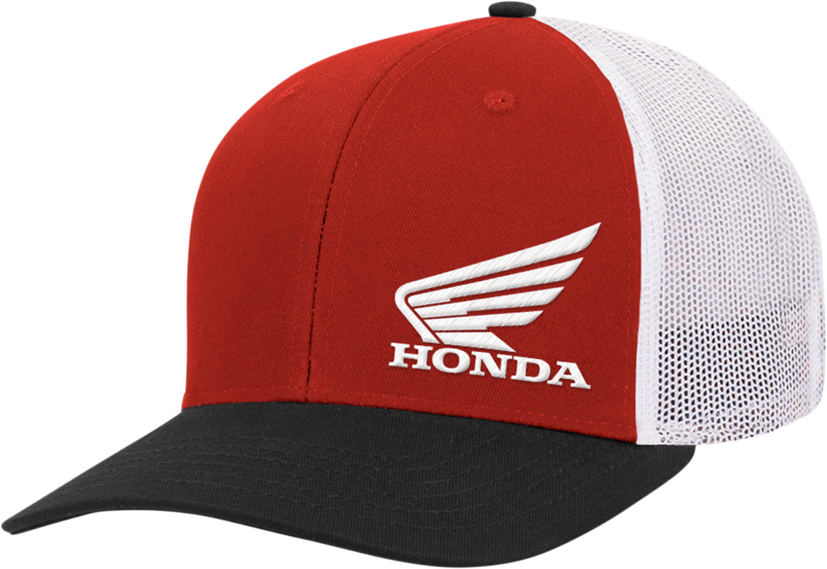 HONDA APPAREL Honda Wing Hat - Red/Black/White NP21A-H3162 – PlanetSXS.com