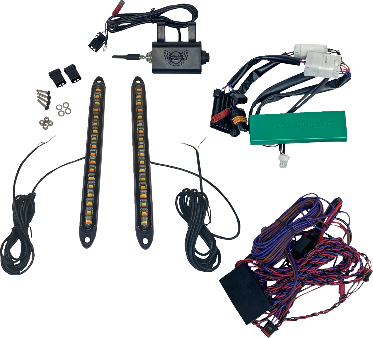 CUSTOM DYNAMICS LED Turn Signals - Front/Rear - RZR CD-SXS-RZRTRAIL ...