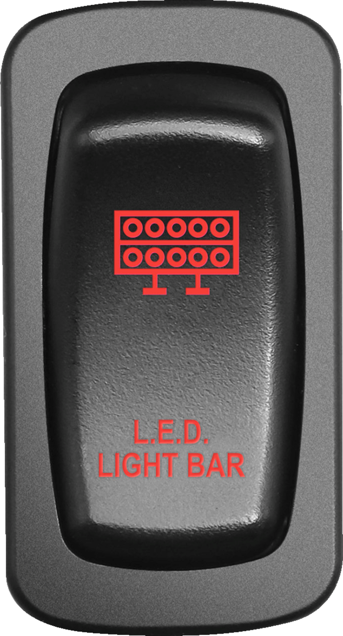 MOOSE UTILITY Switch - Light Bar - Red LLB-CAR-R – PlanetSXS.com