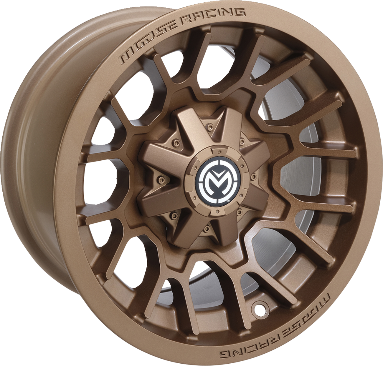 MOOSE UTILITY Wheel - 24X - Rear - Bronze - 12x8 - 4/136 - 4+4 24MO128 ...