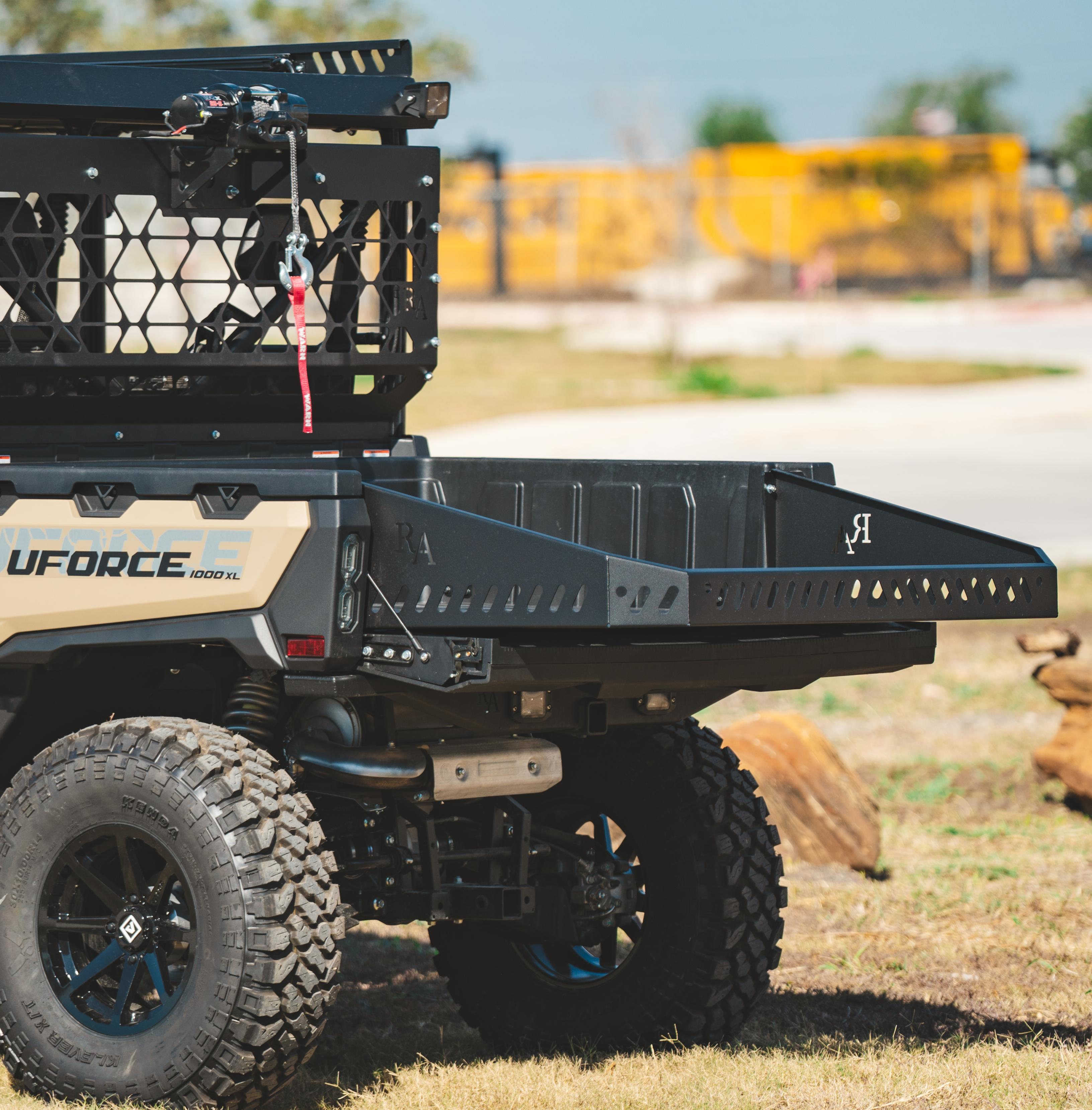 CFMoto UForce Bed Extension and Rear Storage Rack by Ranch Armor ...