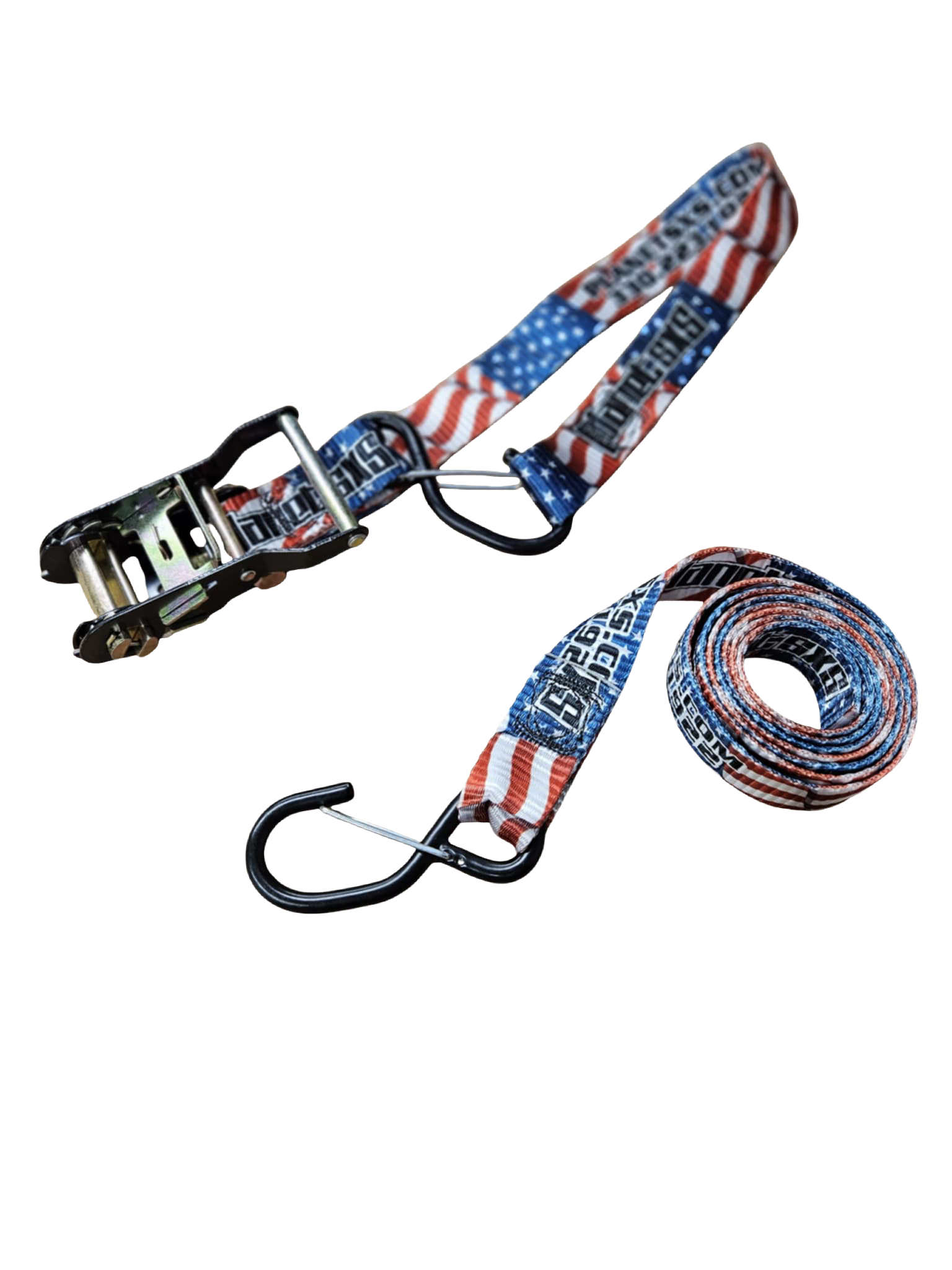 Planet SXS Custom Ratchet Strap 6' w/ Soft Loop Old Glory – PlanetSXS.com