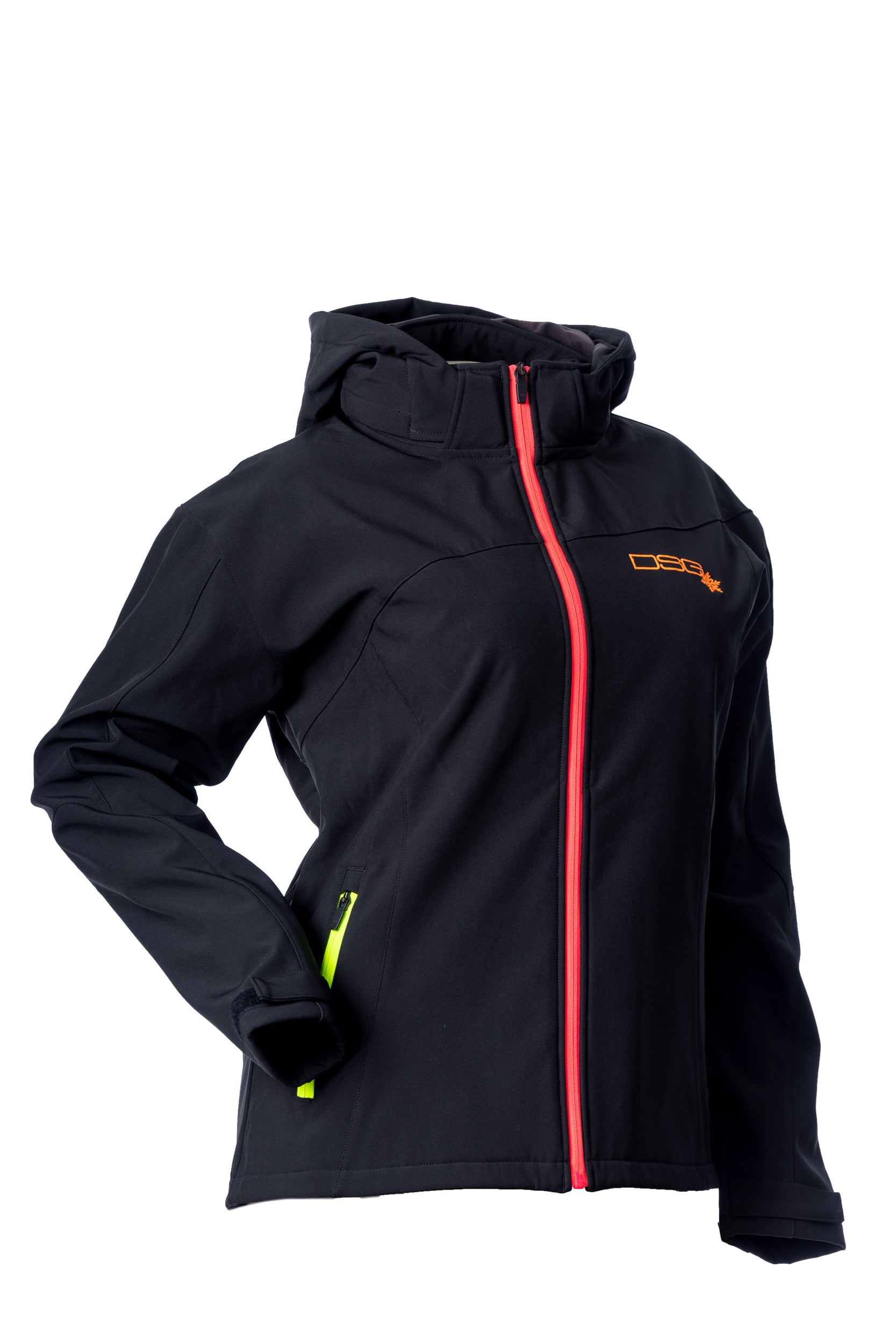 Malea Softshell Jacket Black/Neon Lg – PlanetSXS.com