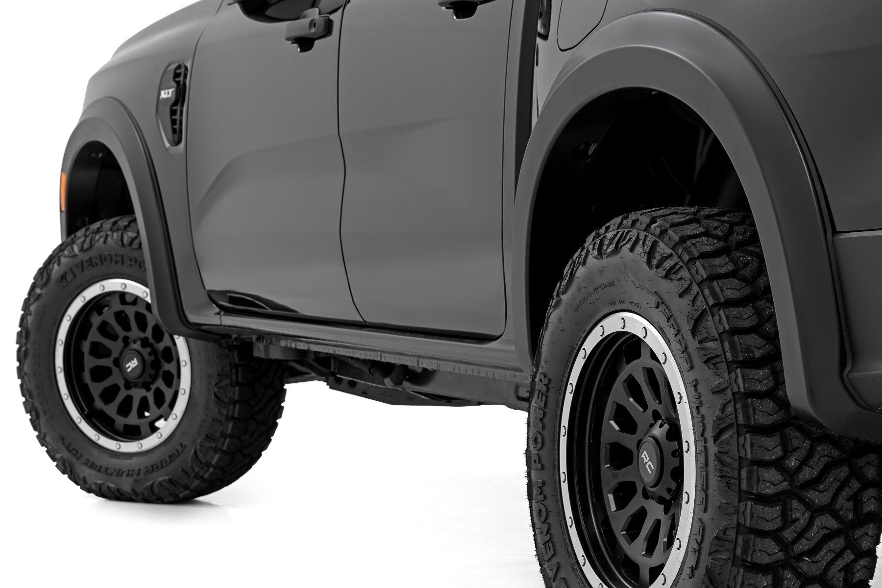 Rough Country | Fender Flares | Sport | G1 Absolute Black | Ford Ranger ...