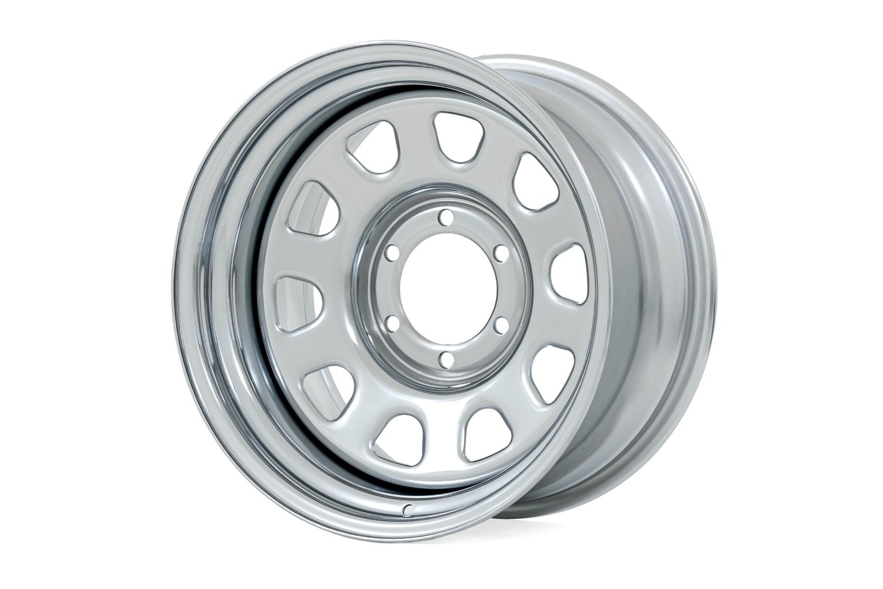 Rough Country | Steel Wheel | Chrome | 16x8 | 5x4.5 | 3.30 Bore | -6 ...