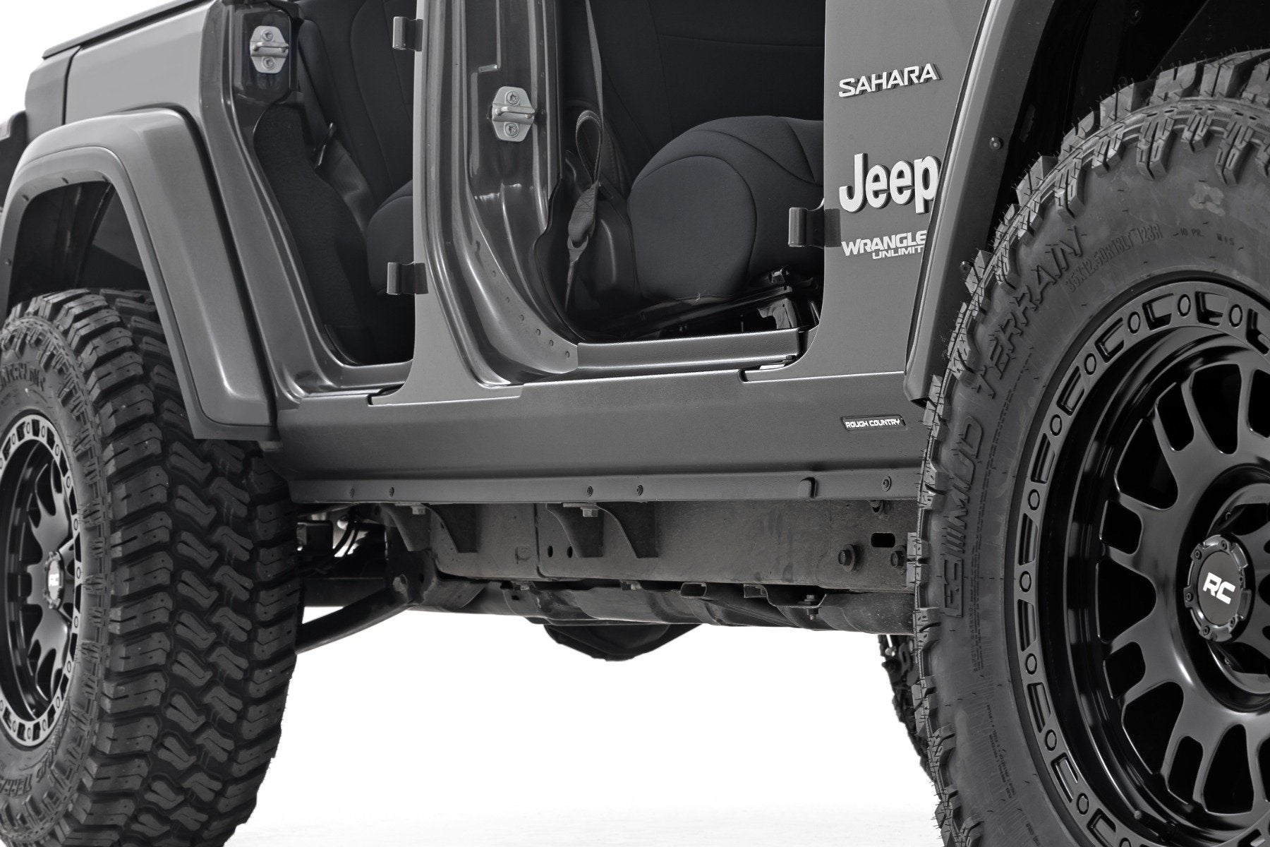 Rough Country | Trail Cladding | Rocker Sill Plates | Jeep Wrangler ...